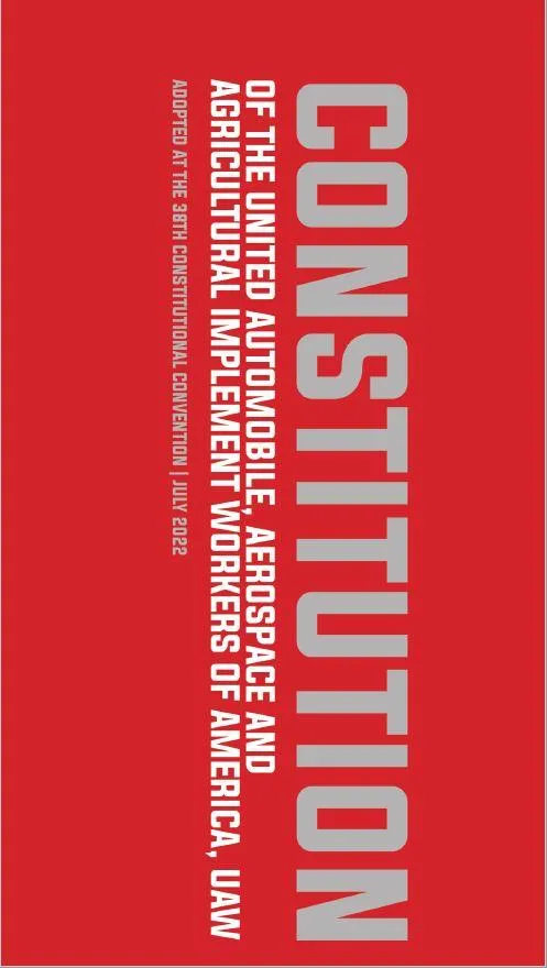 UAW Constitution | UAW Local 163